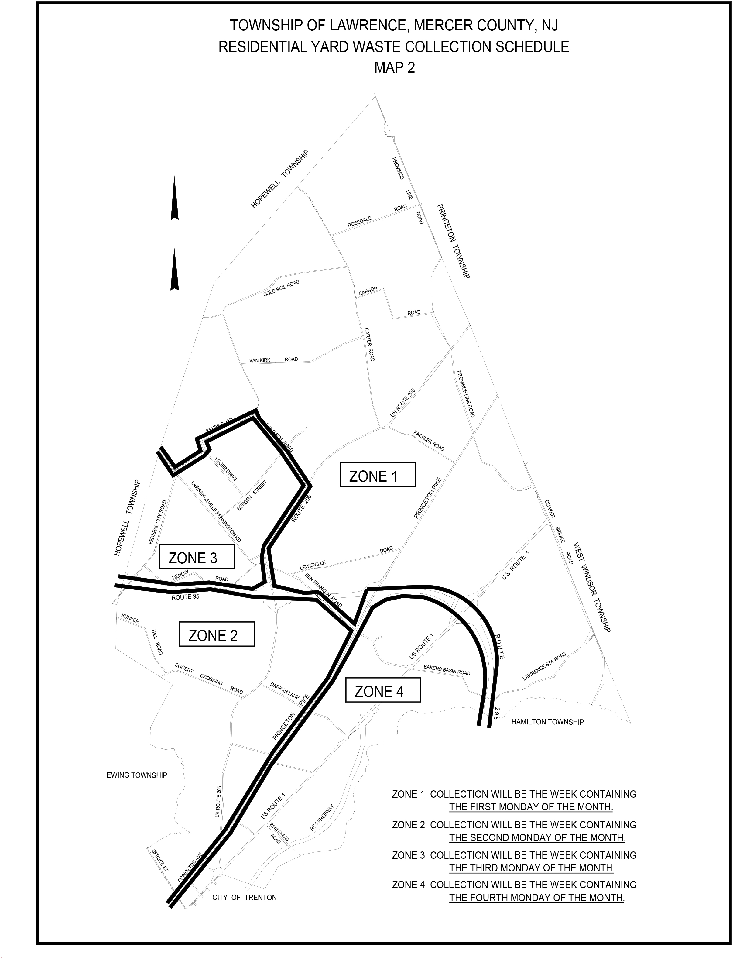 Lawrence Township New Jersey - Township Maps